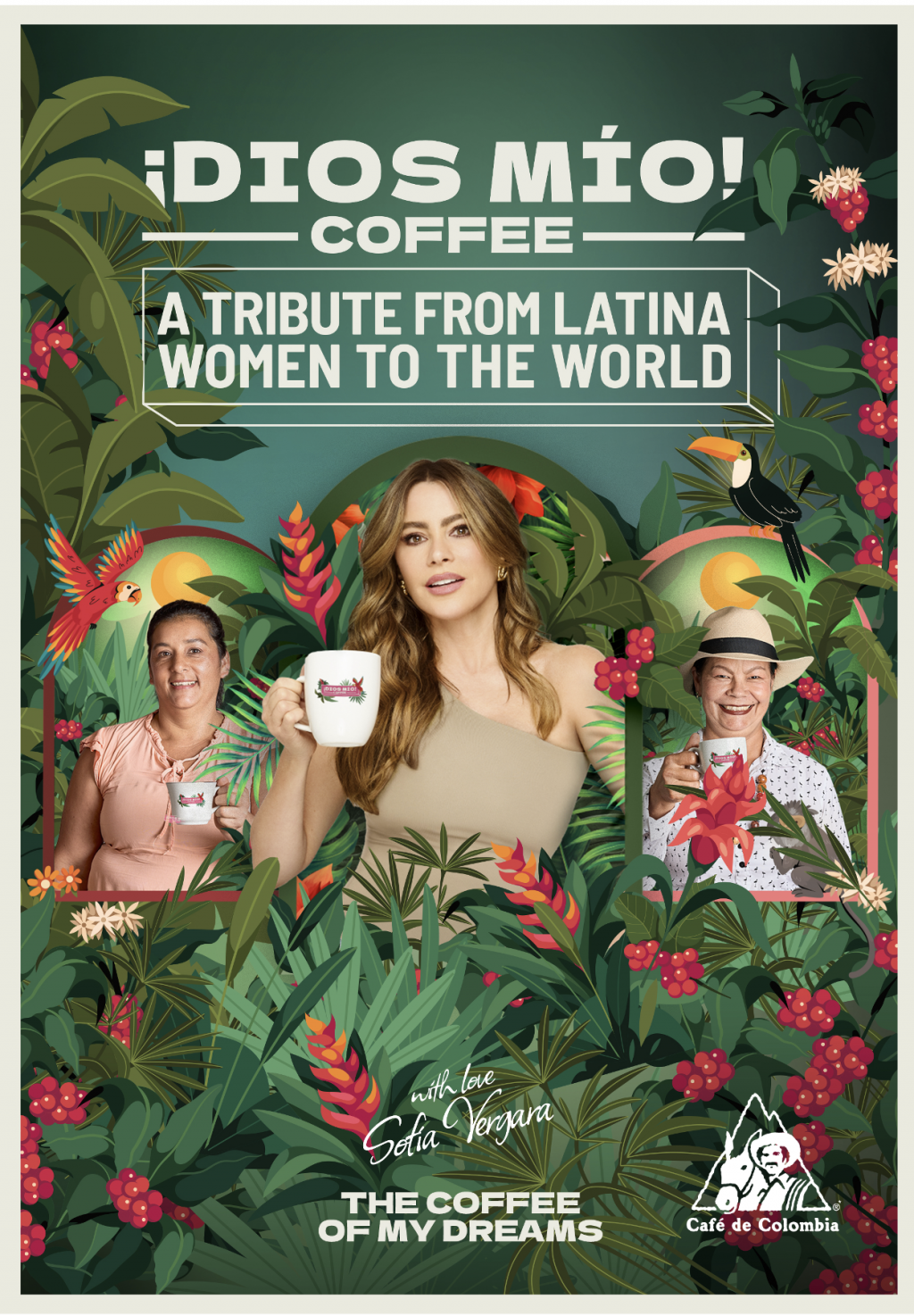 Sofía Vergara lanza ¡Dios Mío! el café colombiano de sus sueños